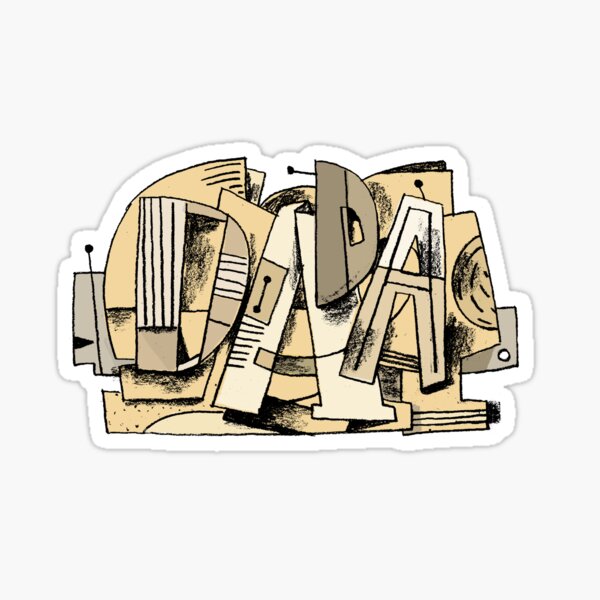 "DADA" Sticker for Sale by viewdesign | Redbubble