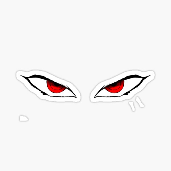"The Angry Red Eyes T-Shirt" Sticker for Sale by YoungKidsMoney | Redbubble