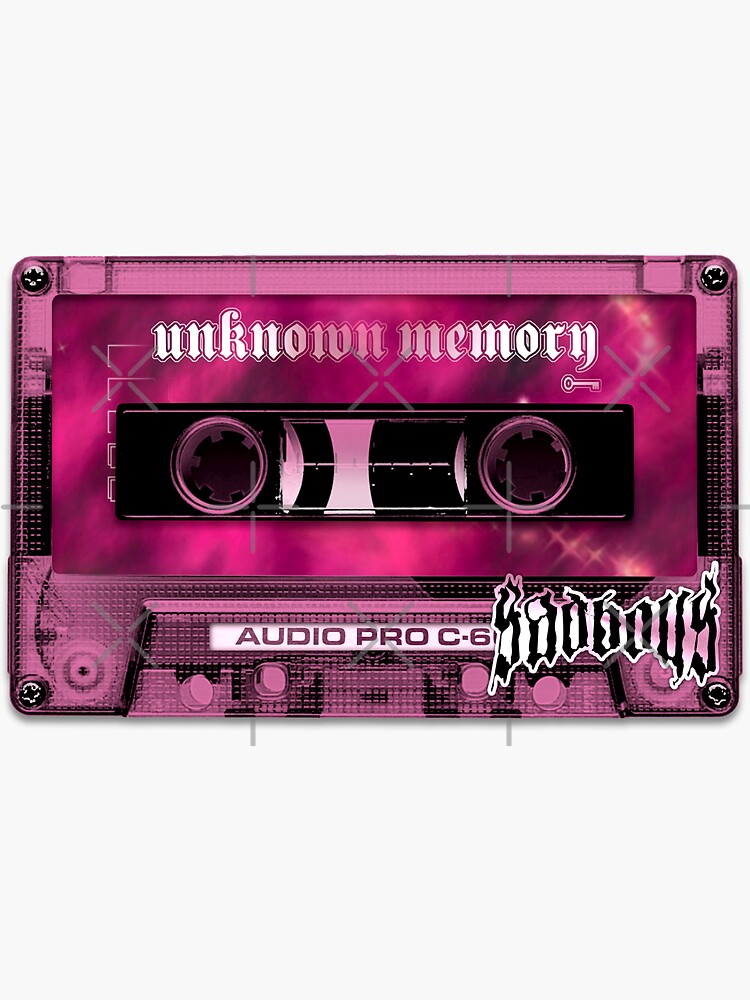 "Unknown Memory Cassette " Sticker for Sale by XapolloAndy | Redbubble