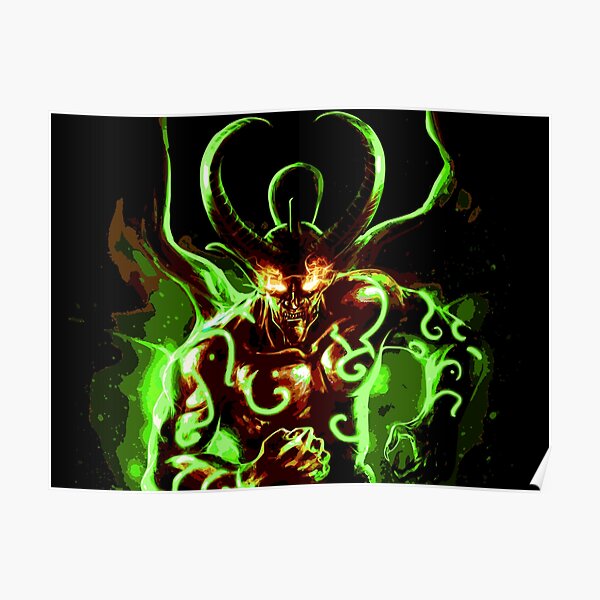 "WoW : Illidan Stormrage" Poster by JoesGarage1979 | Redbubble