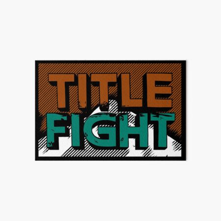 "Title Fight logo" Art Board Print for Sale by olly88 | Redbubble