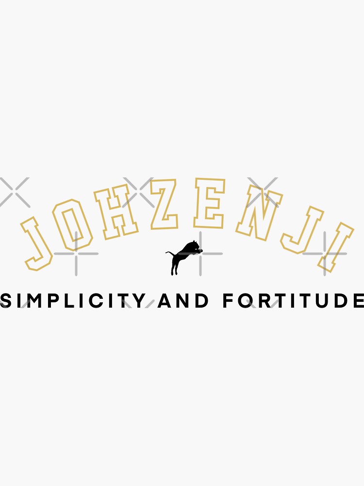 "Johzenji Team Slogan" Sticker by laracast | Redbubble