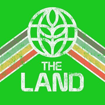 "The Land Logo Distressed in Vintage Retro Style" Essential T-Shirt for ...
