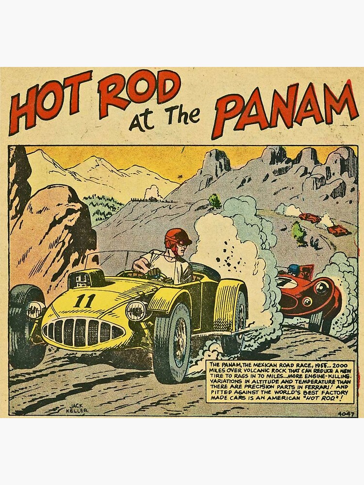"Vintage Hot Rod Comic" Poster by RedscotClothing | Redbubble