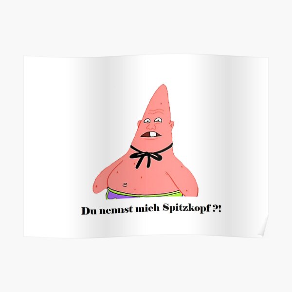 "Spitzkopf Larry" Poster von WWieWambo | Redbubble