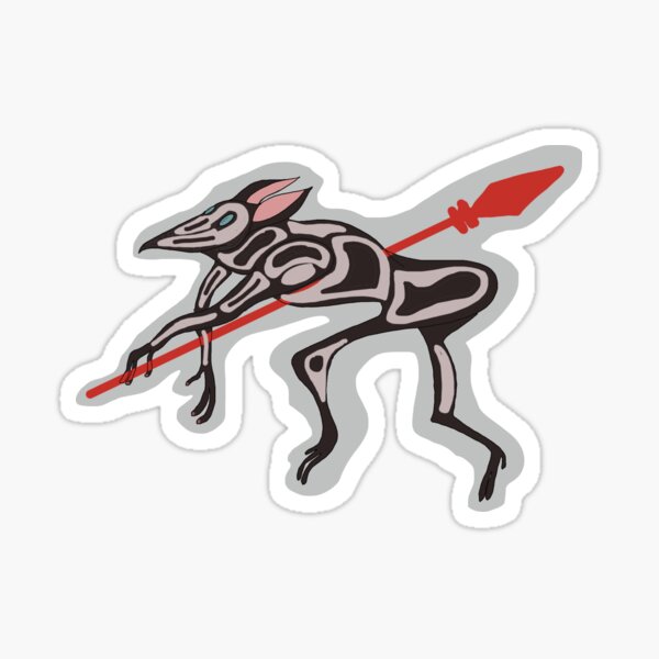 "Wendigo" Sticker for Sale by SpectralKiwi | Redbubble