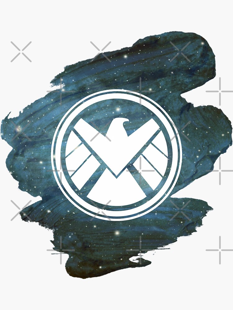 "SHIELD LOGO" Sticker for Sale by Agent34 | Redbubble