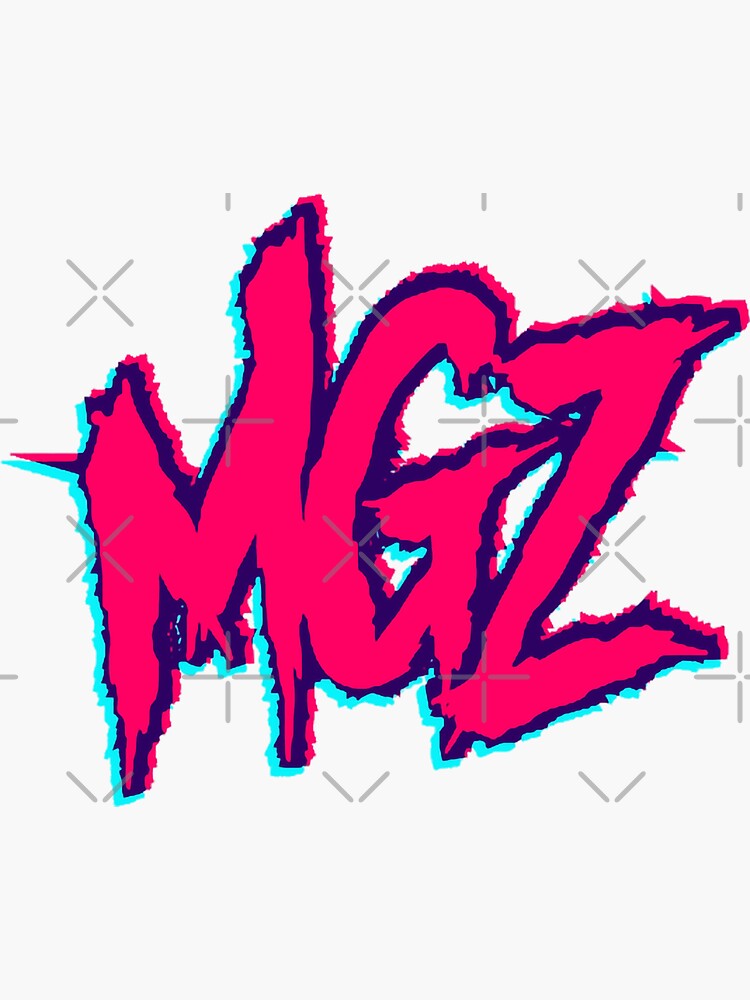 "MORGZ - MGZ Ripped Apparel" Sticker for Sale by Ideas-Heaven | Redbubble