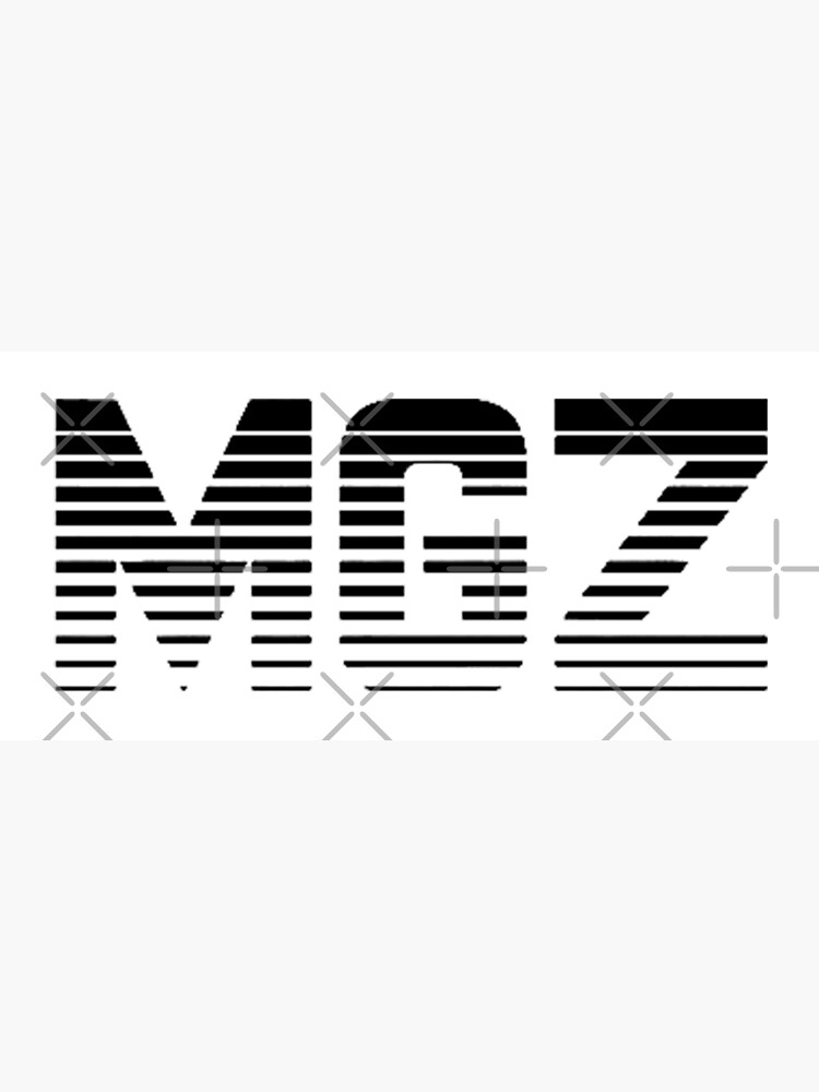 "MORGZ - MGZ Apparel" Poster for Sale by Ideas-Heaven | Redbubble