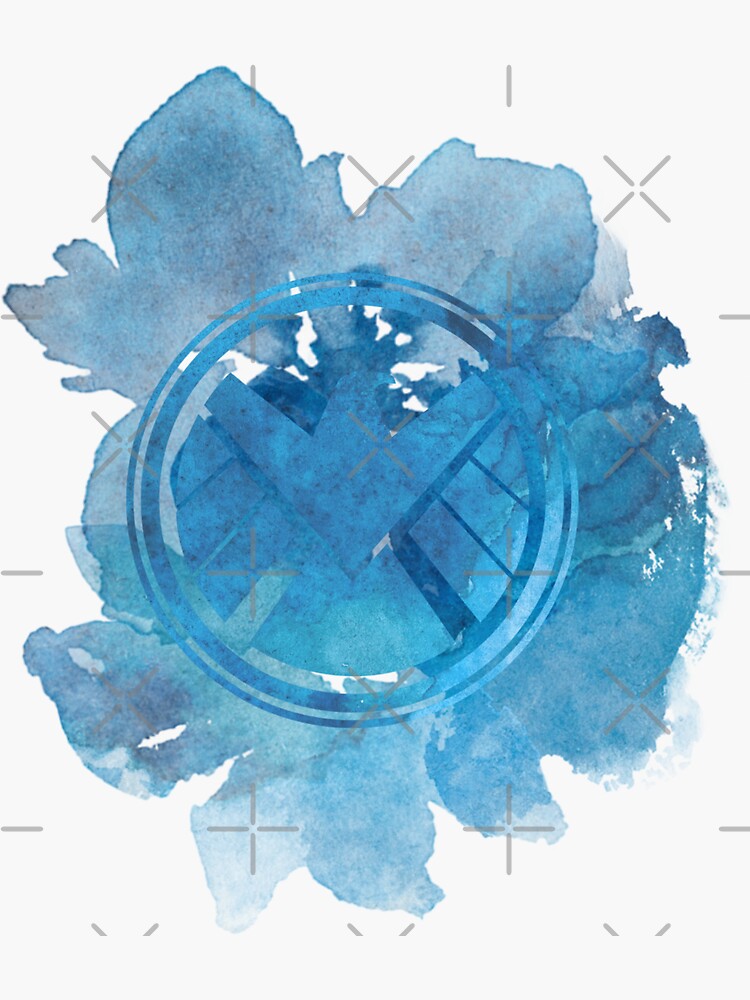 "SHIELD LOGO" Sticker by Agent34 | Redbubble