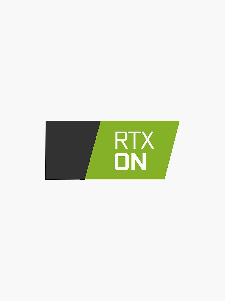 "RTX On " Sticker for Sale by Dr-Nippy | Redbubble