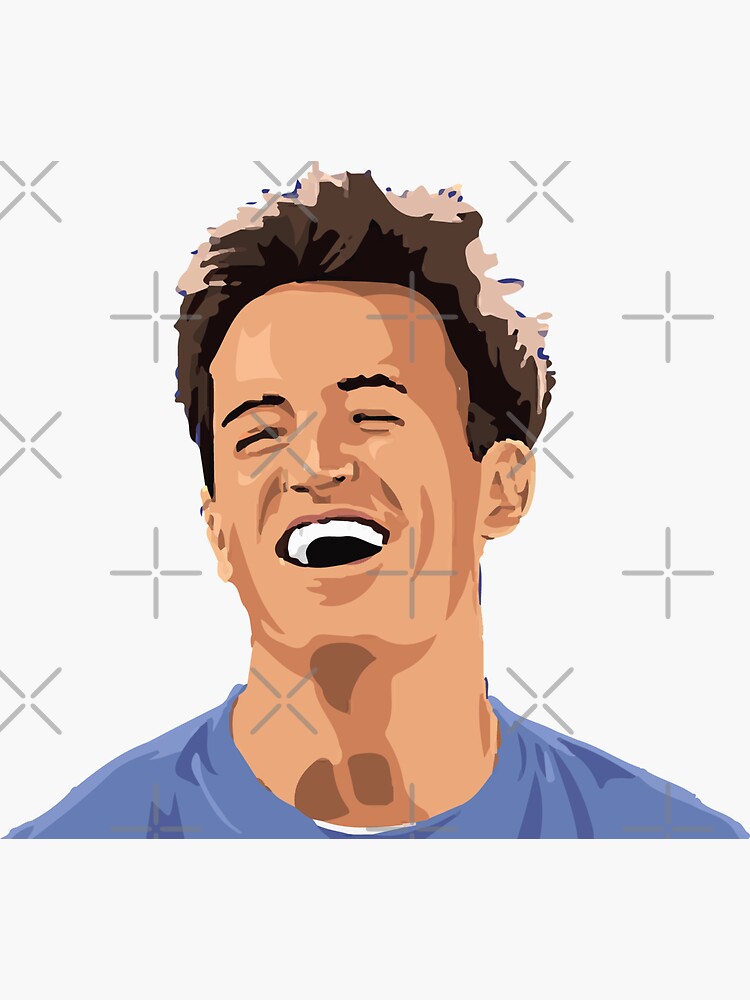 "Matthew Perry" Sticker for Sale by Nuturo Hunt | Redbubble