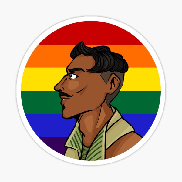 Da Pride Dorian Sticker By Purple Capybara Redbubble