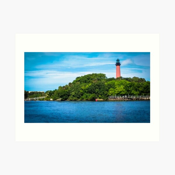 "Jupiter Lighthouse" Art Print for Sale by jupiterarts | Redbubble