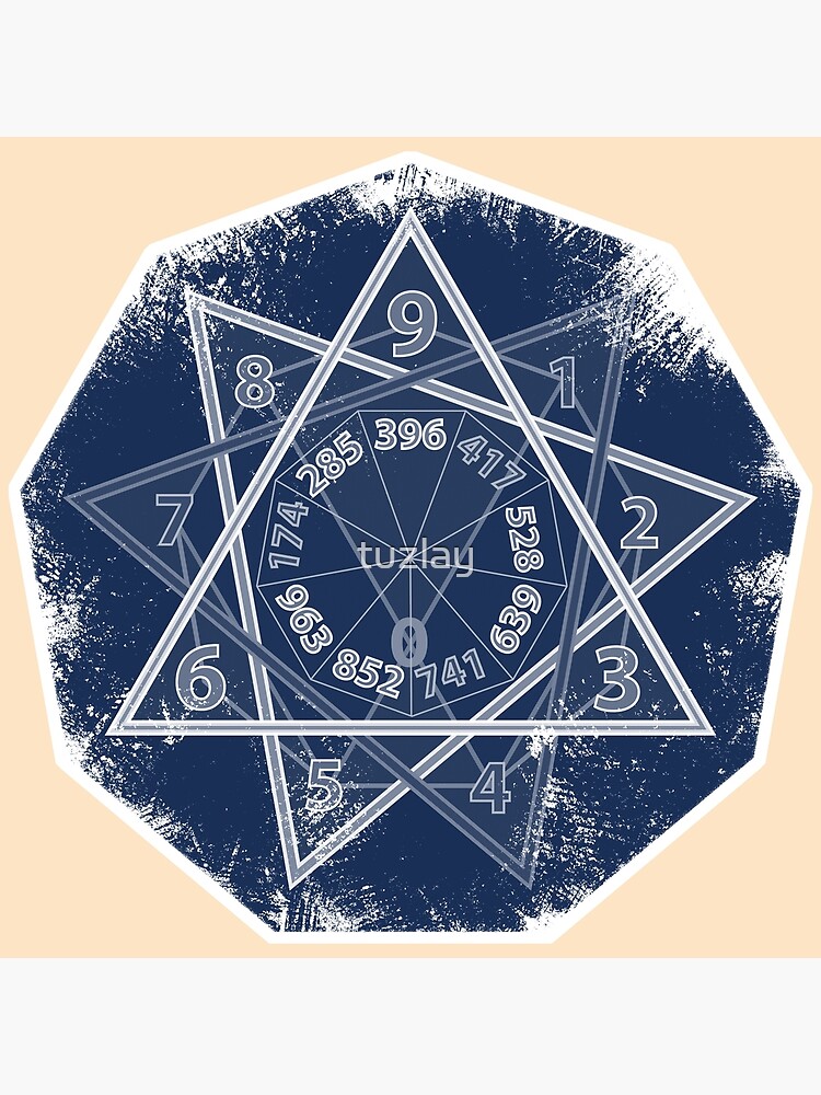 369 Code Three Triangles (var monochrome) Premium Matte Vertical Poster ...