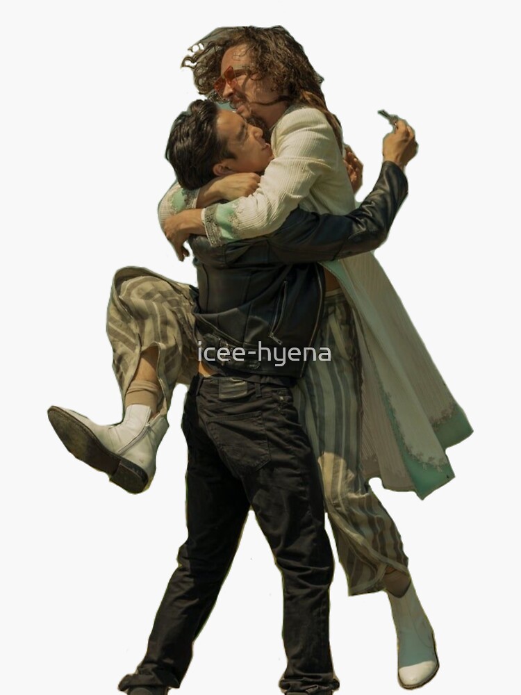 "Ben Klaus tackle ‘hug’" Sticker by icee-hyena | Redbubble