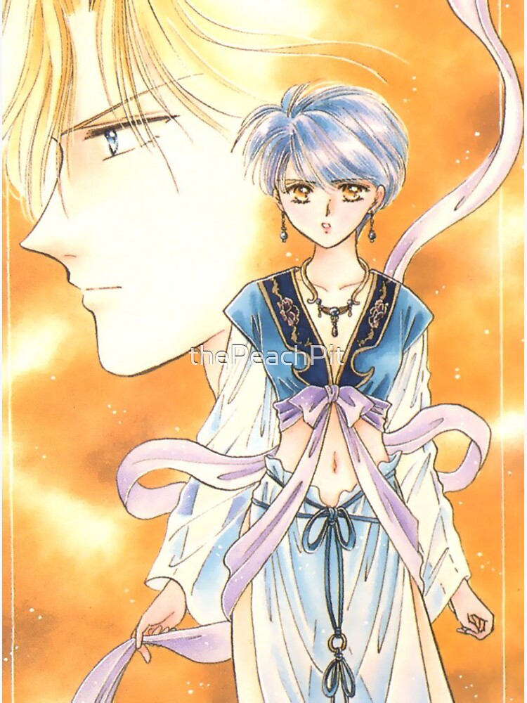 "Fushigi Yuugi Yui Hongo and Nakago Spread #2" Sticker by thePeachPit ...