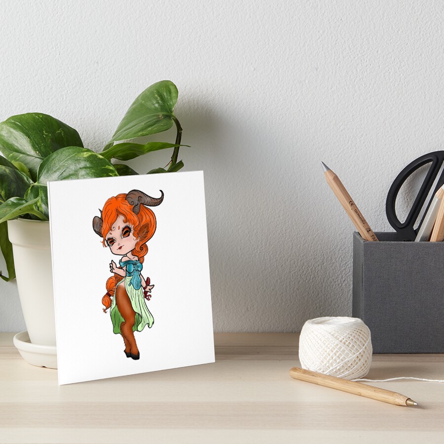 "Satyr Chibi" Art Board Print by FatePro | Redbubble