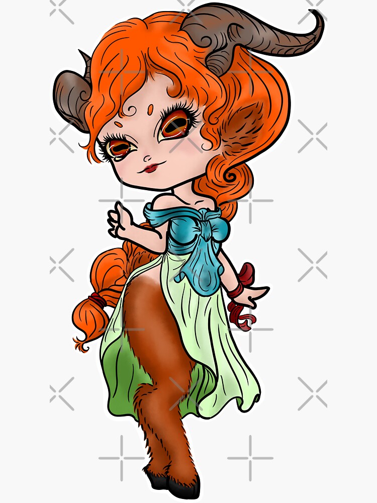 "Satyr Chibi" Sticker for Sale by FatePro | Redbubble