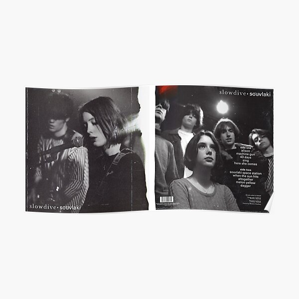 "Slowdive - Souvlaki Band Poster" Poster for Sale by 90sloversangel ...