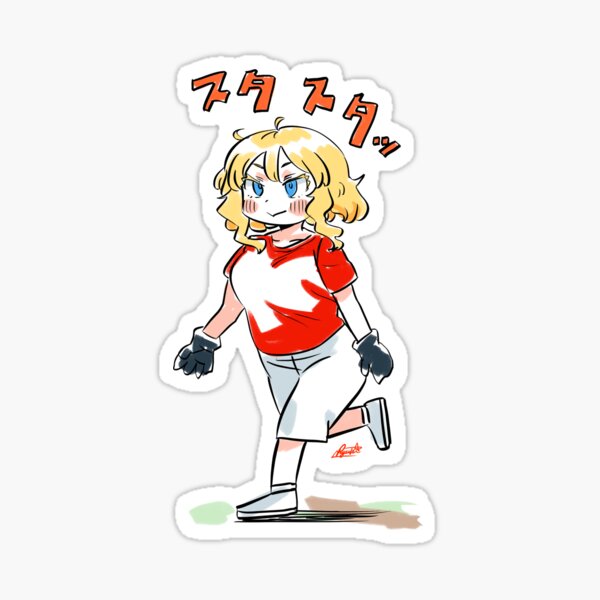 "Walking Florida chan" Sticker for Sale by ryuseihashida | Redbubble