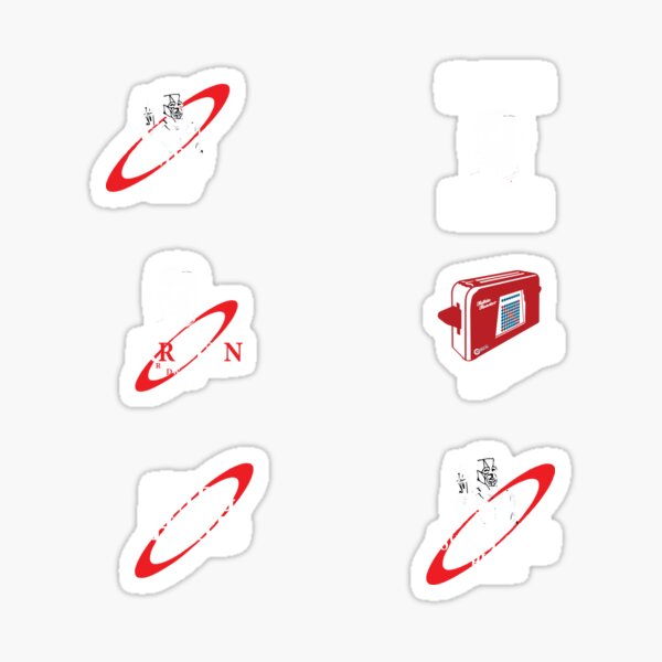 "Red Dwarf Sci Fi Sticker Pack Beta" Sticker by arrowroottees | Redbubble