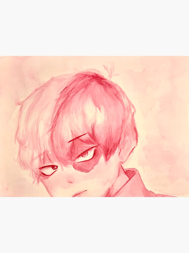 "Pink Shouto" Sticker for Sale by izukiiy | Redbubble