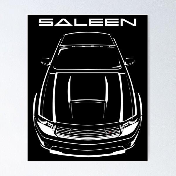 "Ford Mustang Saleen 2010 - 2012" Poster for Sale by V8social | Redbubble