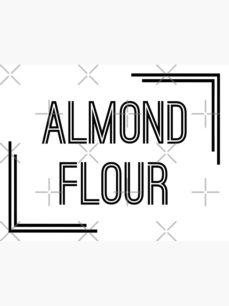 "Almond Flour - Pantry Label " Sticker for Sale by QuasaiBonsai | Redbubble