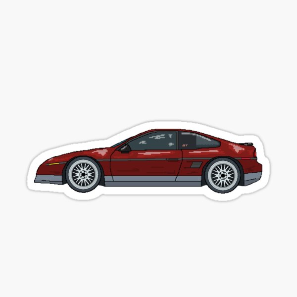 "Damon Recagno’s 1987 Fiero GT" Sticker for Sale by copperhens | Redbubble