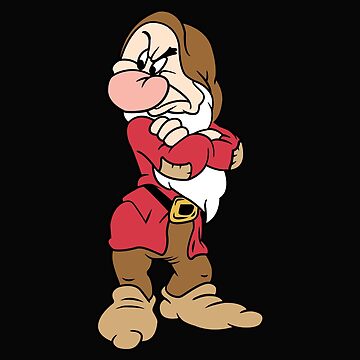 "GRUMPY SNOW WHITE AND THE SEVEN DWARFS" Poster by angelescar | Redbubble