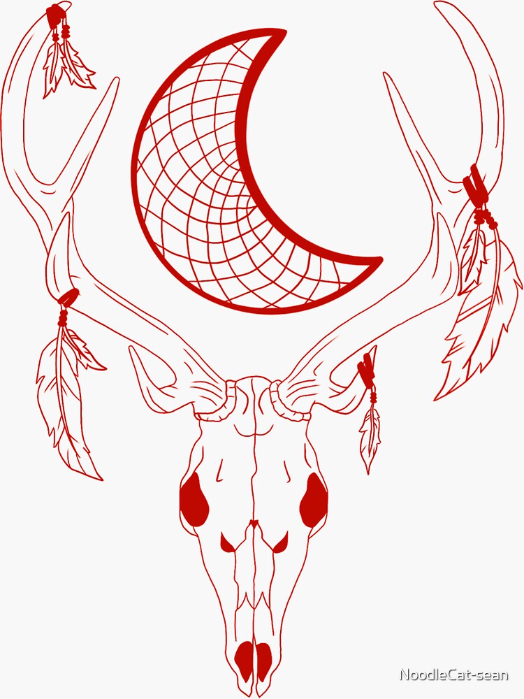 "Simple native design " Sticker for Sale by NoodleCat-sean | Redbubble