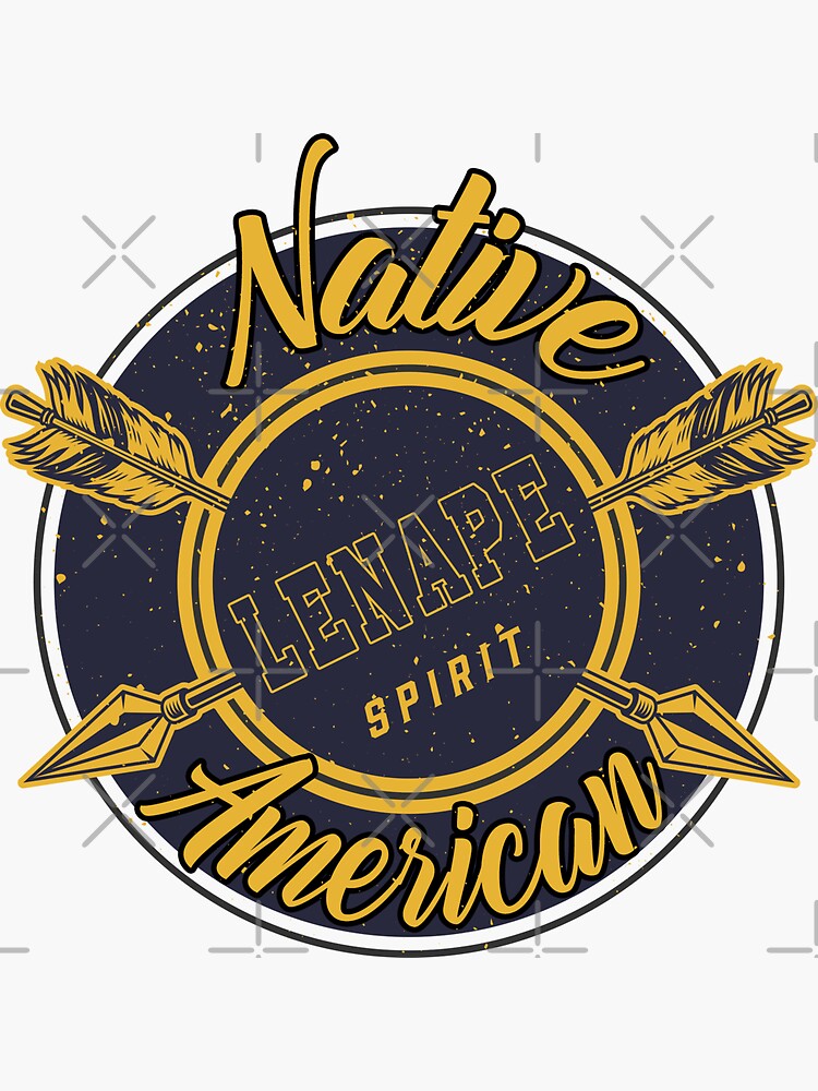 "Native American - lenape pride spirit" Sticker by nativeStor | Redbubble