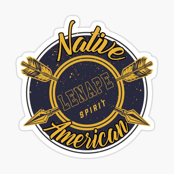 "Native American - lenape pride spirit" Sticker by nativeStor | Redbubble