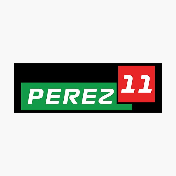 "Sergio Perez Logo Formula 1 Motorsports Champion f1 Racing ...
