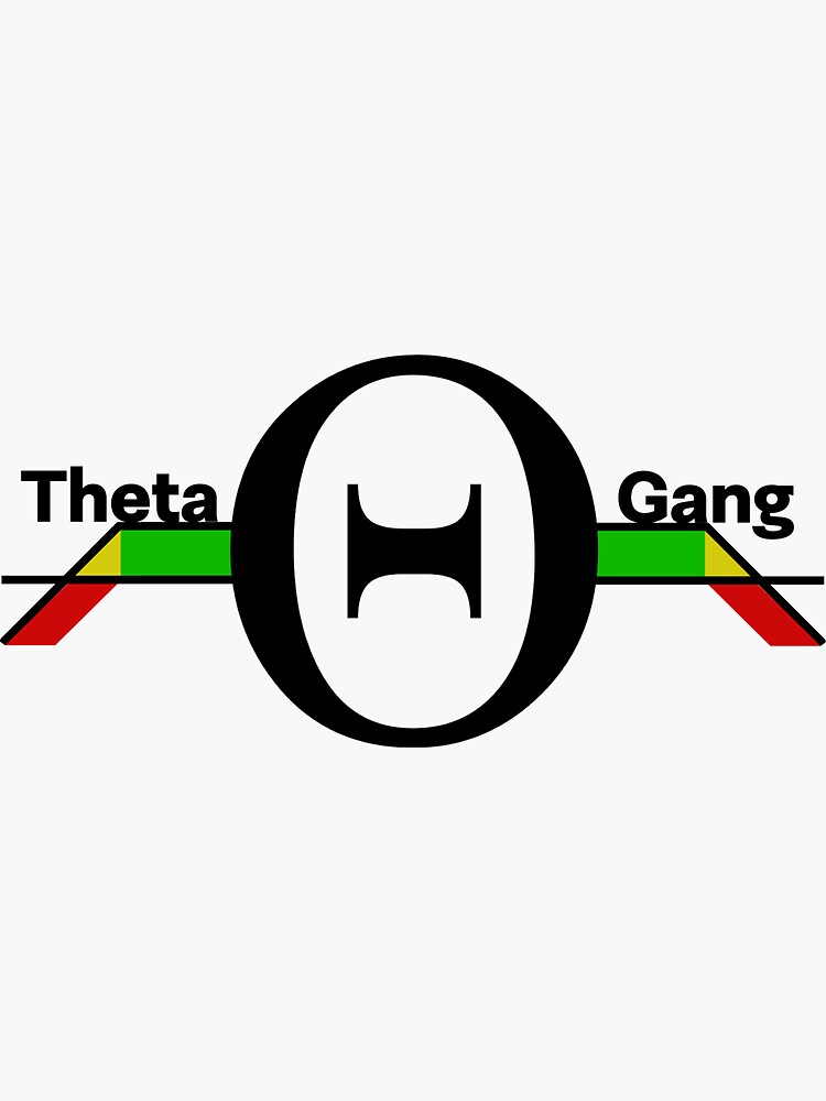 "Theta Gang - Sleek Design for Traders" Sticker for Sale by Wills-Wack ...
