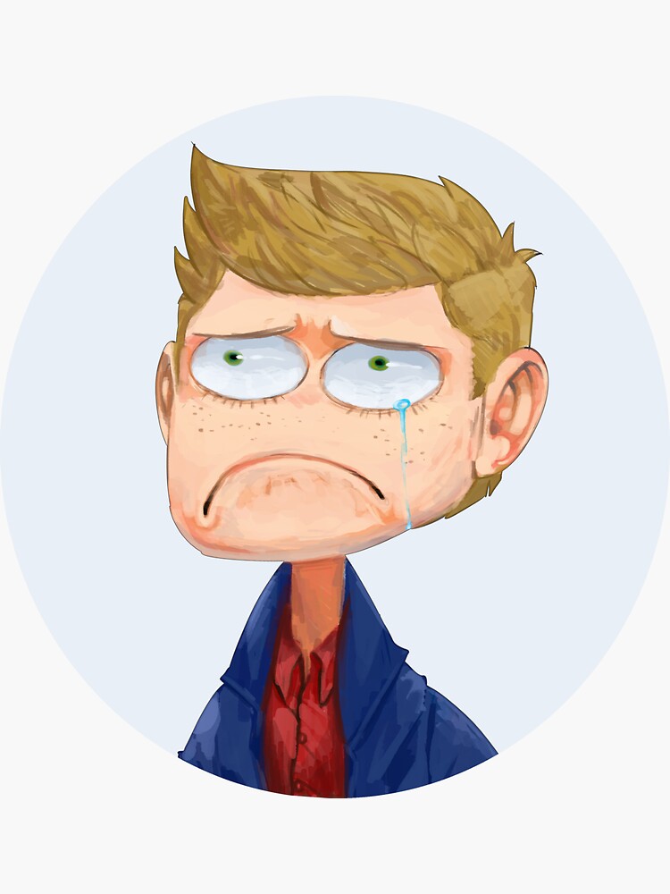 "SINGLE MAN TEAR" Sticker for Sale by cannibalconsult | Redbubble