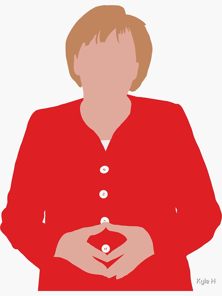 "Angela Merkel" Sticker for Sale by Kyle H | Redbubble