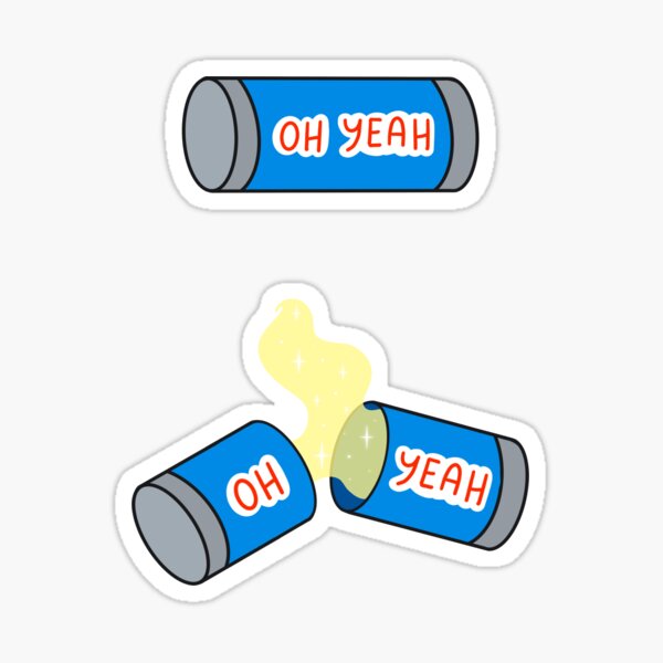 "Oh Yeah Sticker Pack" Sticker for Sale by wholesomegothic | Redbubble