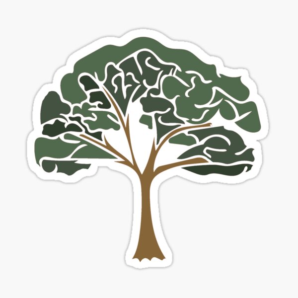 "Oak Tree" Sticker for Sale by MaddieandRenee | Redbubble