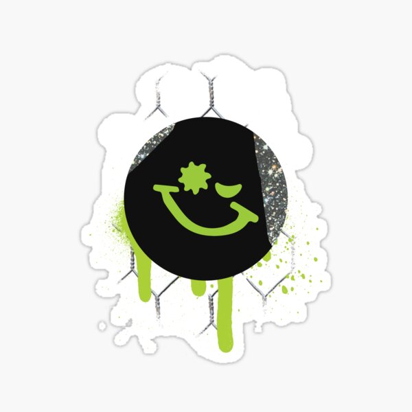 "Happy Winky Face" Sticker by SMYTHSTUDIO | Redbubble