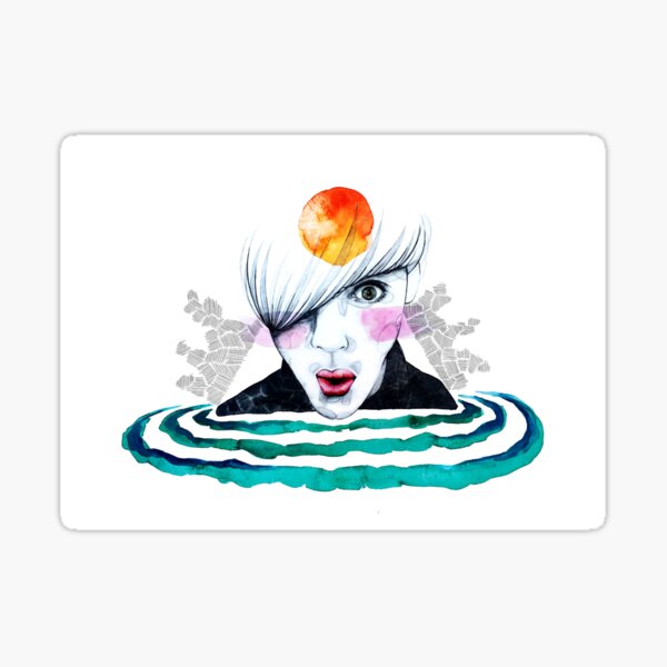 "redbubble art party 2016" Sticker for Sale by borjaandrea | Redbubble