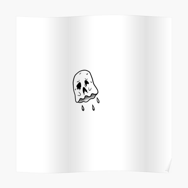 "Sad drippy ghost" Poster for Sale by annarielle | Redbubble