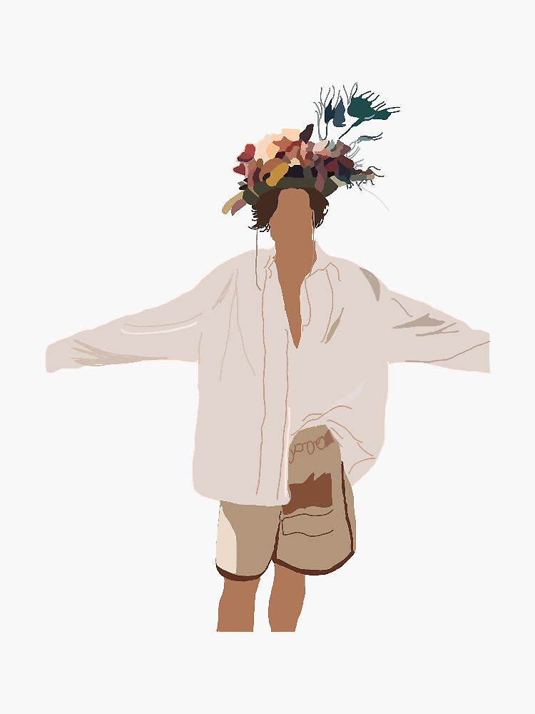 "Harry Styles Golden" Sticker for Sale by goodjujuu | Redbubble