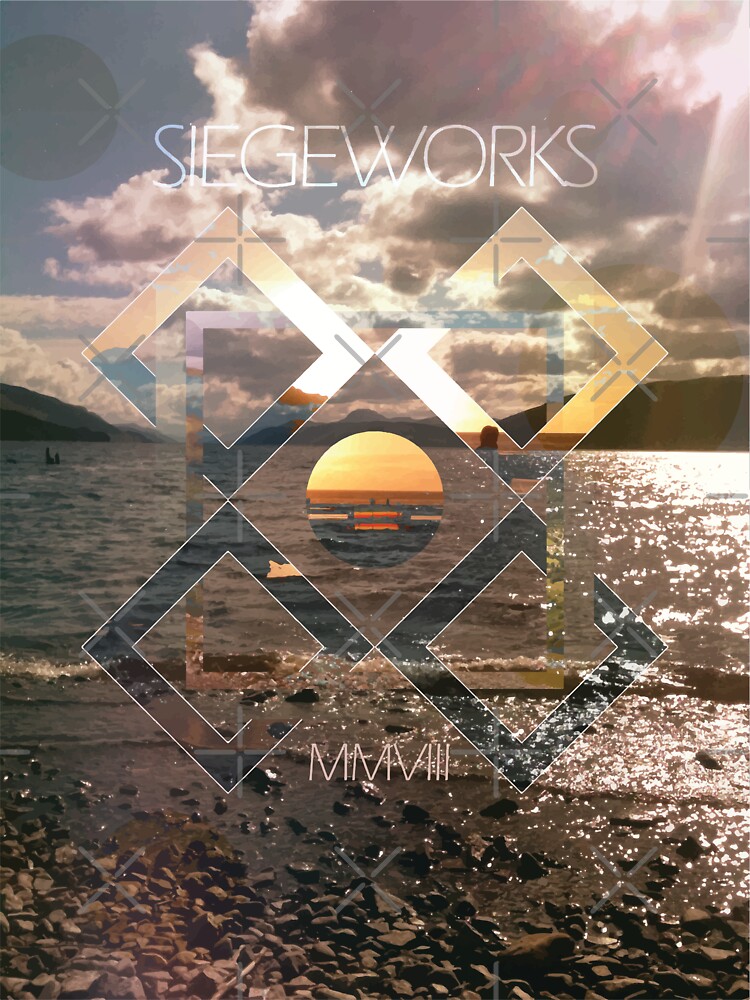 "Siegeworks Polyscape" Sticker by siege103 | Redbubble