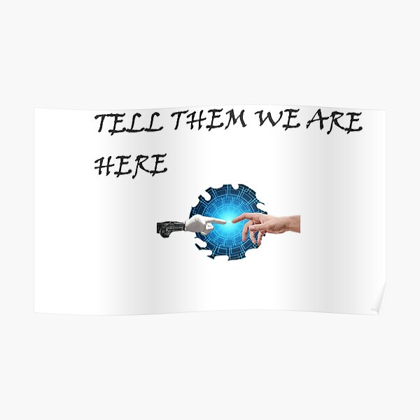 "Man vs machine" Poster for Sale by Andrewstages | Redbubble