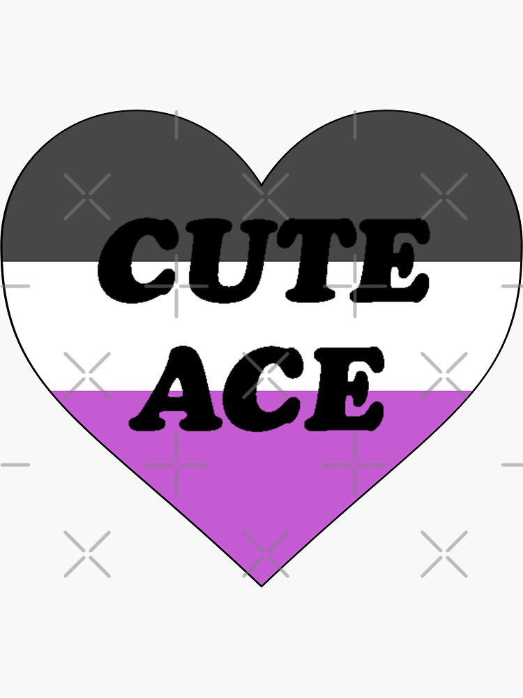 "cute ace " Sticker by strasberrie | Redbubble