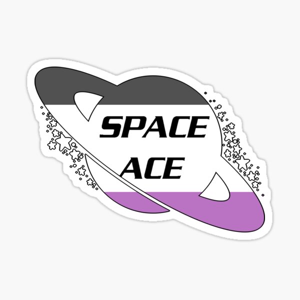 "SPACE ACE " Sticker by strasberrie | Redbubble