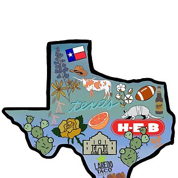 "Texas Pride Sticker" Photographic Print for Sale by Desert Dog Designs ...