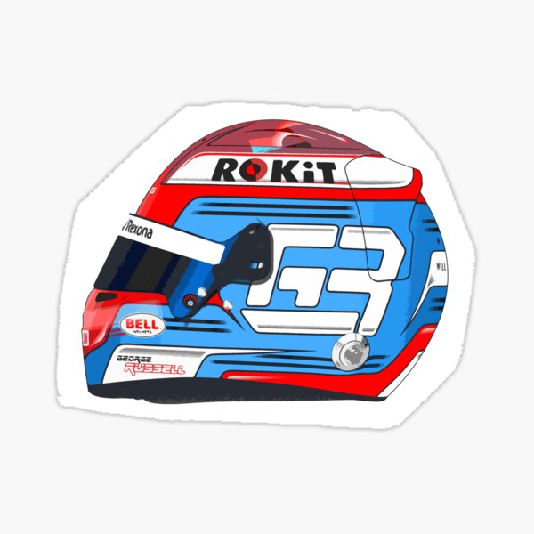 George Russell F1 Stickers | Redbubble